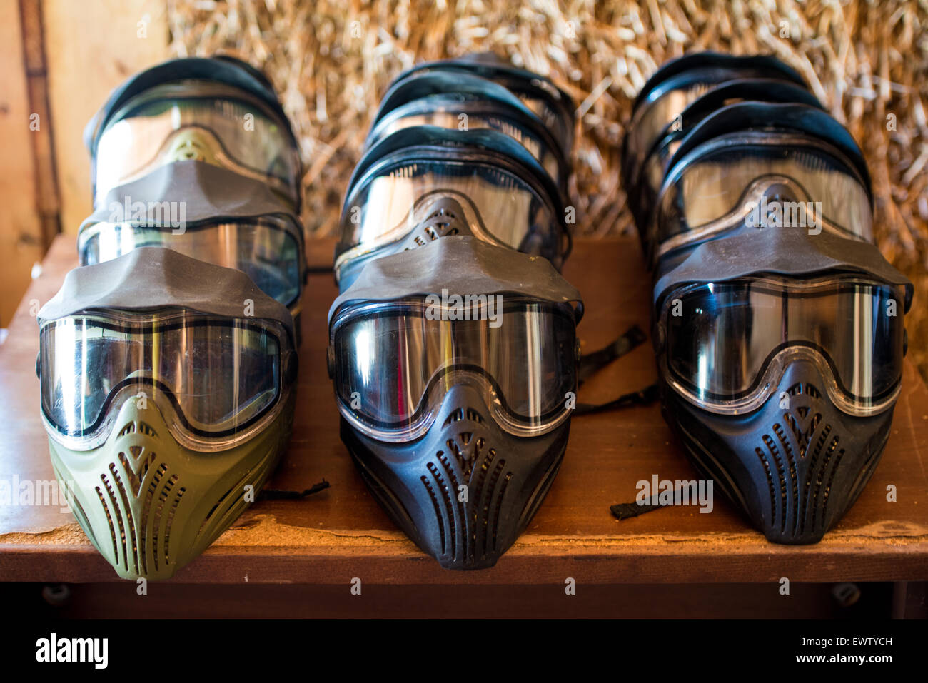 Paintball helmet hi-res stock photography and images - Alamy