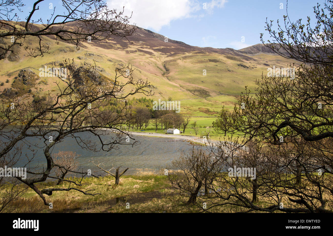 Lake Buttermere, Gatesgarth, Lake District national park, Cumbria ...