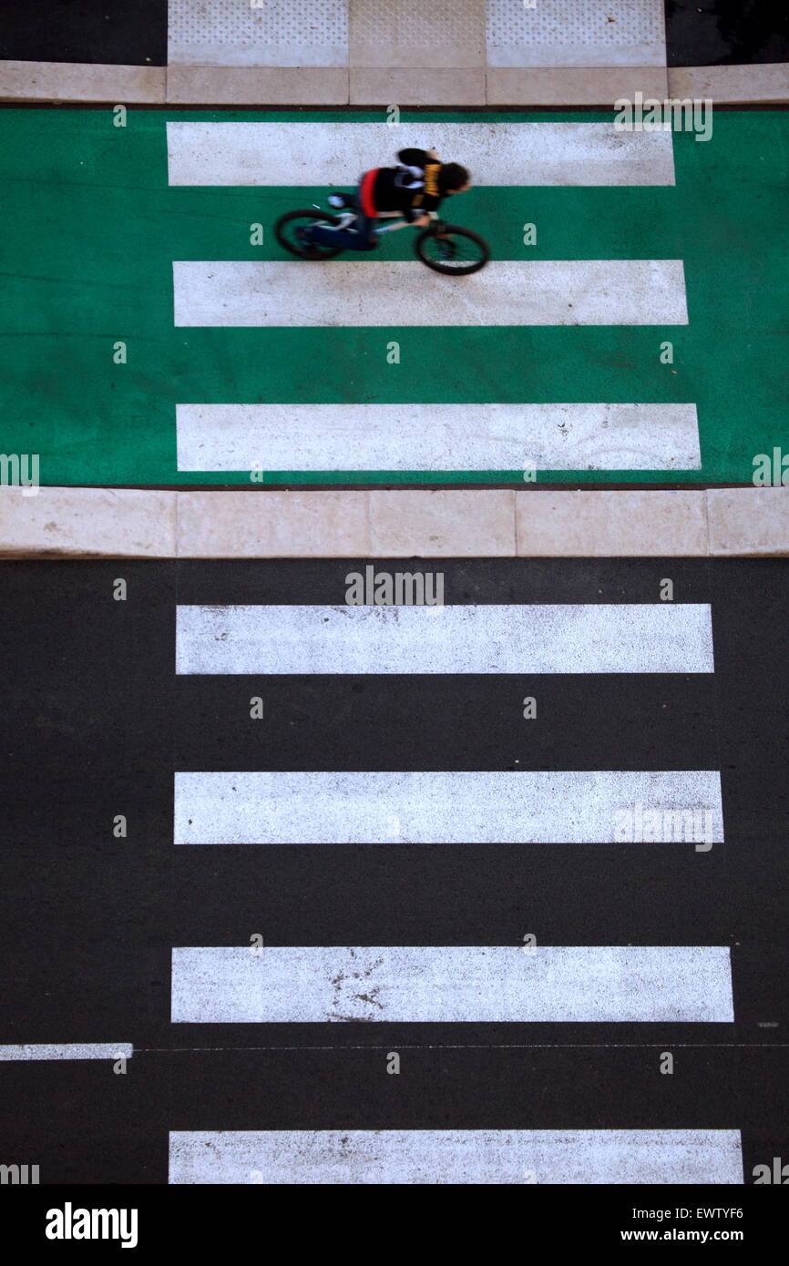 Pedestrian crossing and aerial hi-res stock photography and images - Alamy