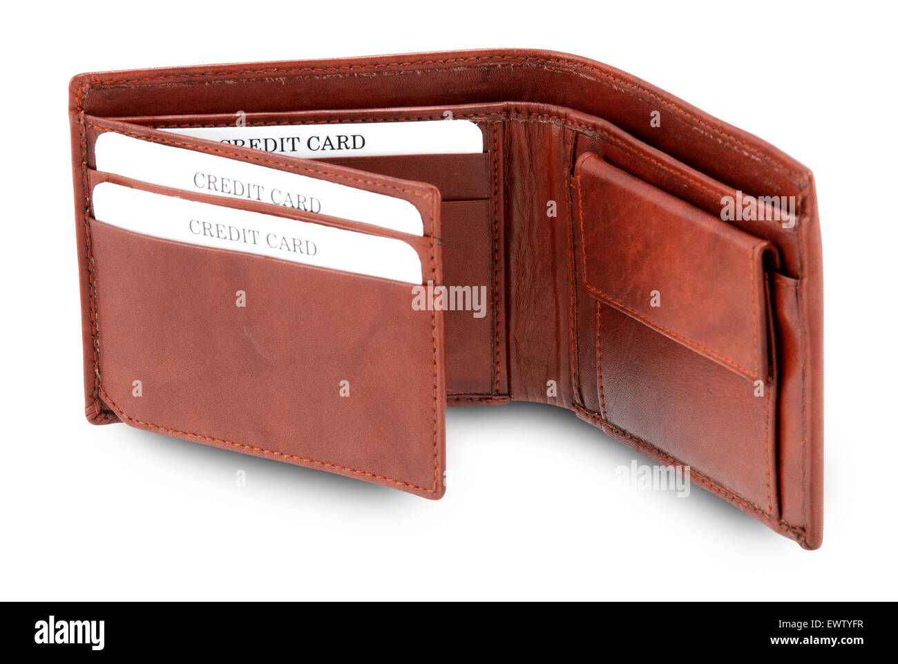 Pure Leather Wallet Stock Photo - Alamy