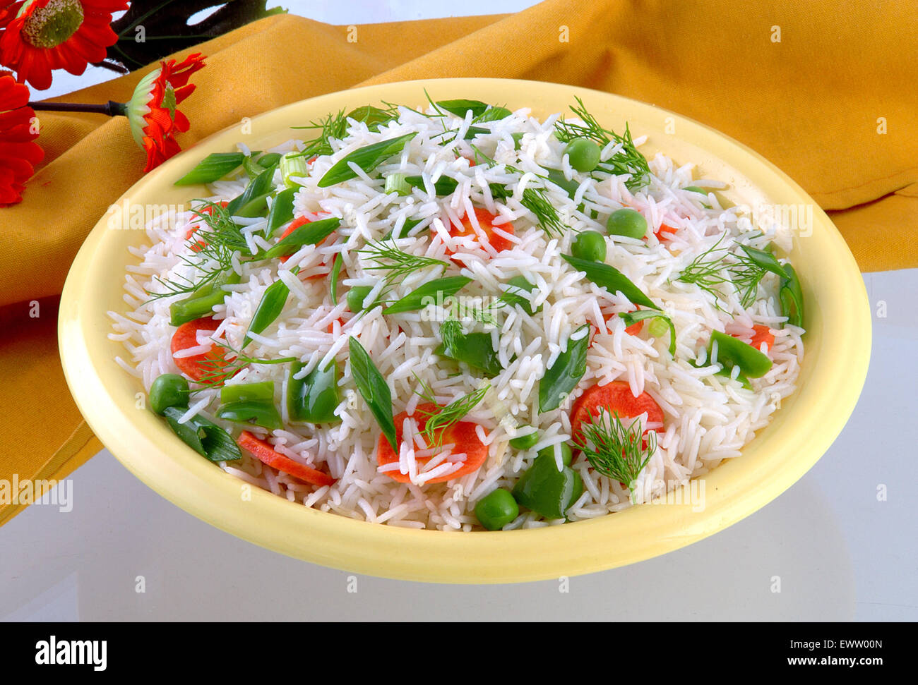 Vegetable pulao indian rice hi-res stock photography and images - Alamy