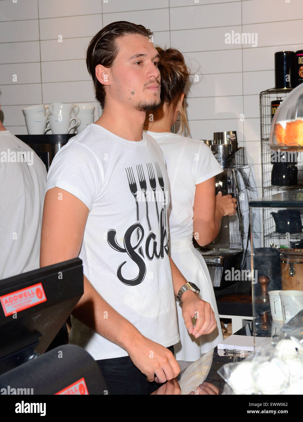 London UK Charlie Sims at the openimg of his new delicatessen 'Charlie ...
