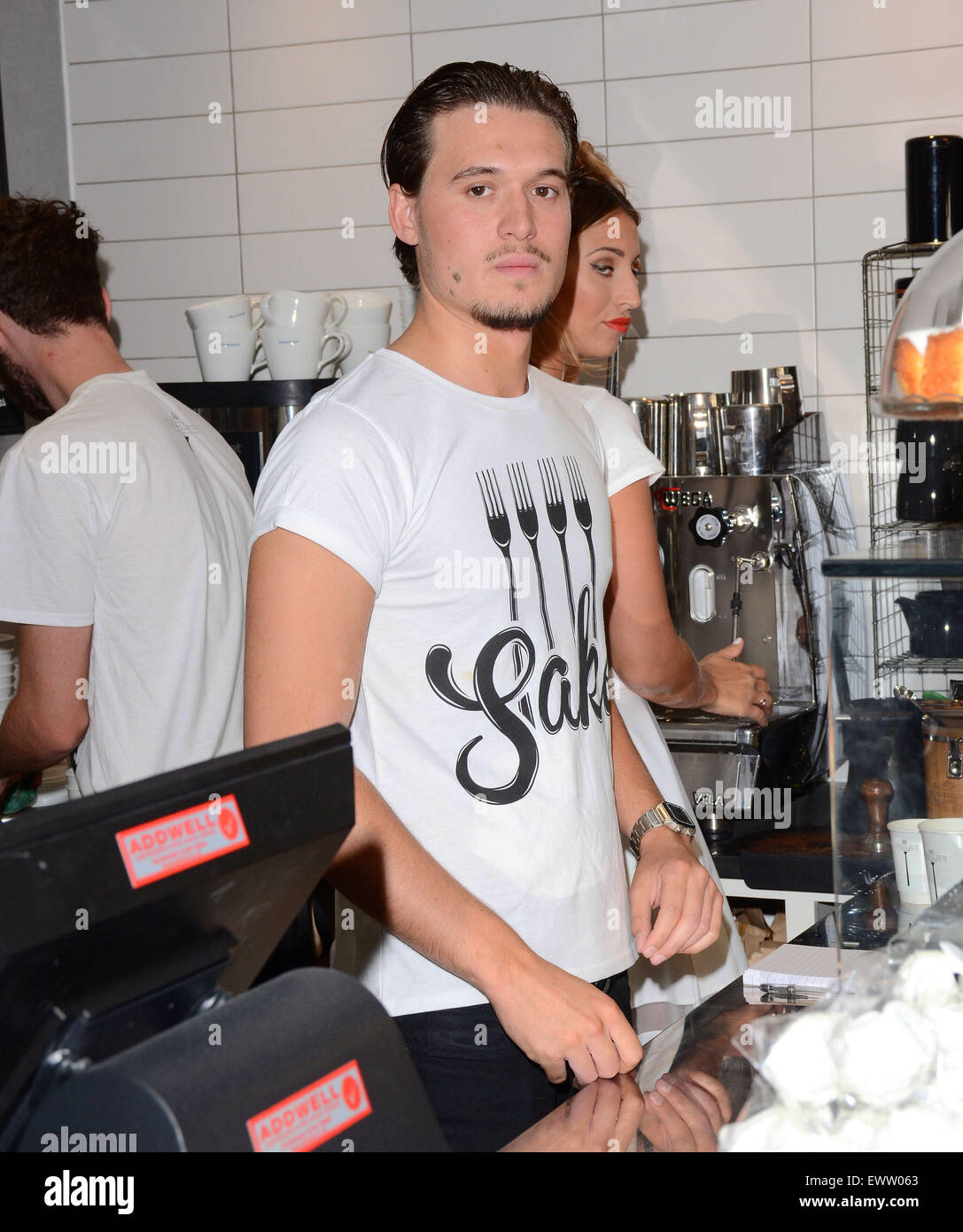 London UK Charlie Sims at the openimg of his new delicatessen 'Charlie ...