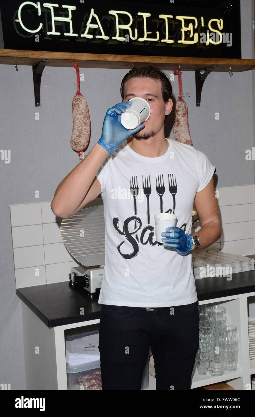 London UK Charlie Sims at the openimg of his new delicatessen 'Charlie ...