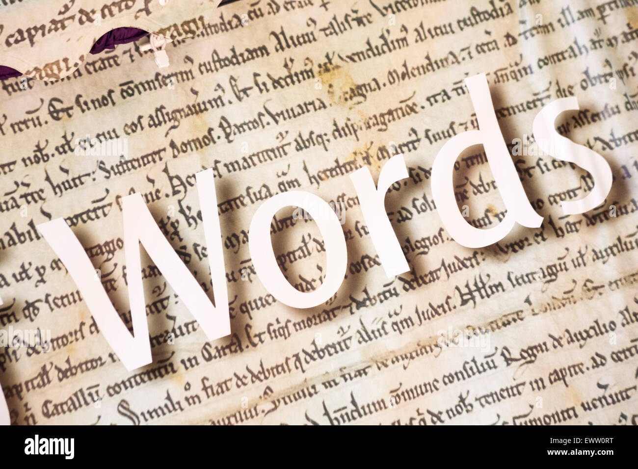 Words - part of Power of words entrance material to Salisbury Cathedral ...