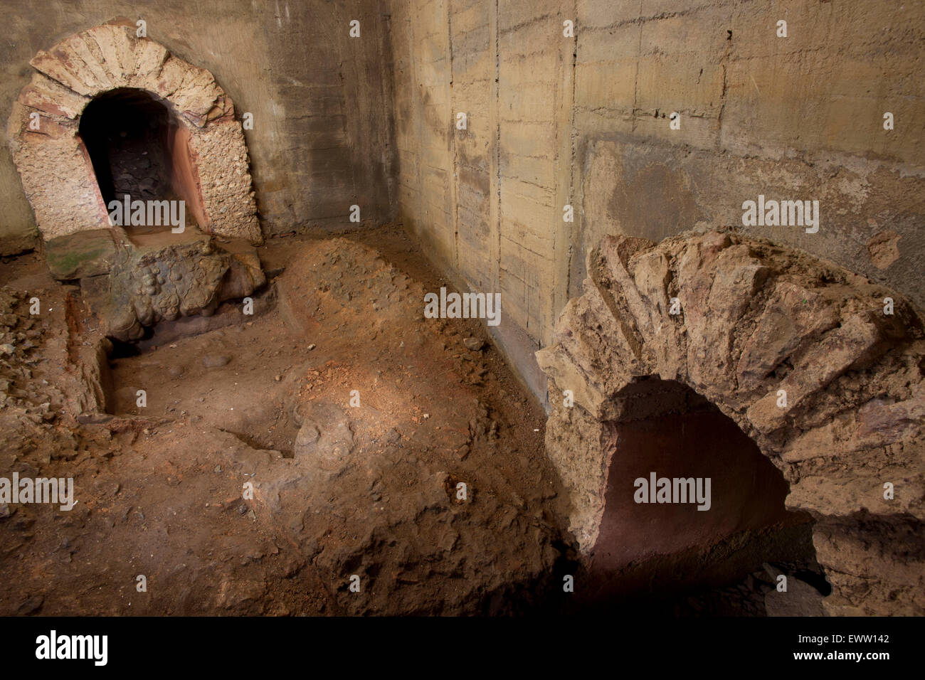 Europe, Germany, North Rhine-Westphalia, spring tapping chamber ...