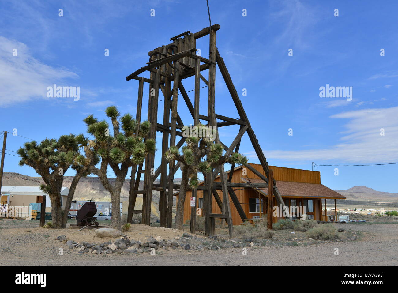 The remains of Goldfield, Nevada Stock Photo - Alamy
