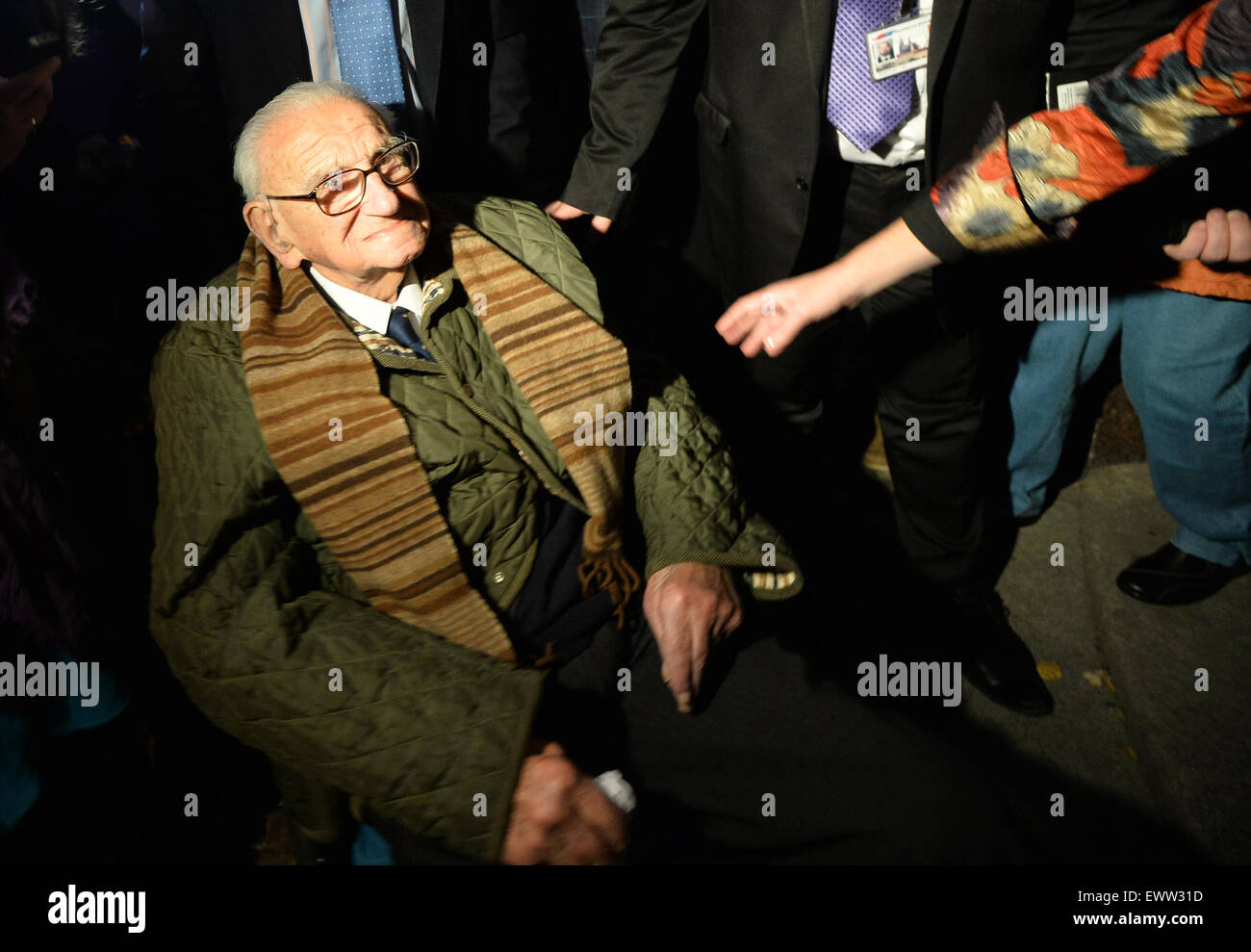 Tuesday. 28th Oct, 2014. ***FILE PHOTO***Sir Nicholas Winton, aged 105 ...