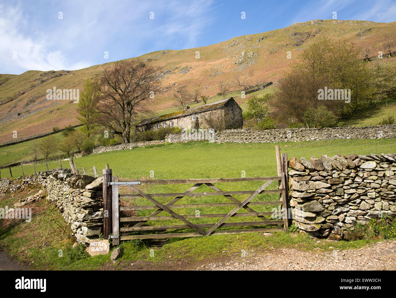 Boredale valley, Martindale, Lake District national park, Cumbria ...