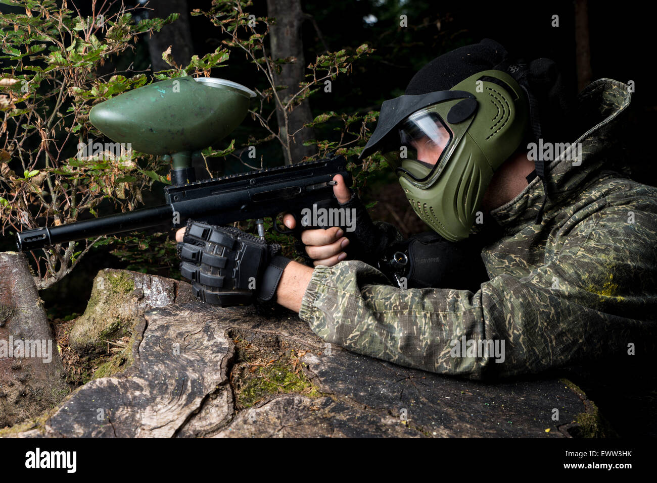 Paintball shooter hi-res stock photography and images - Alamy
