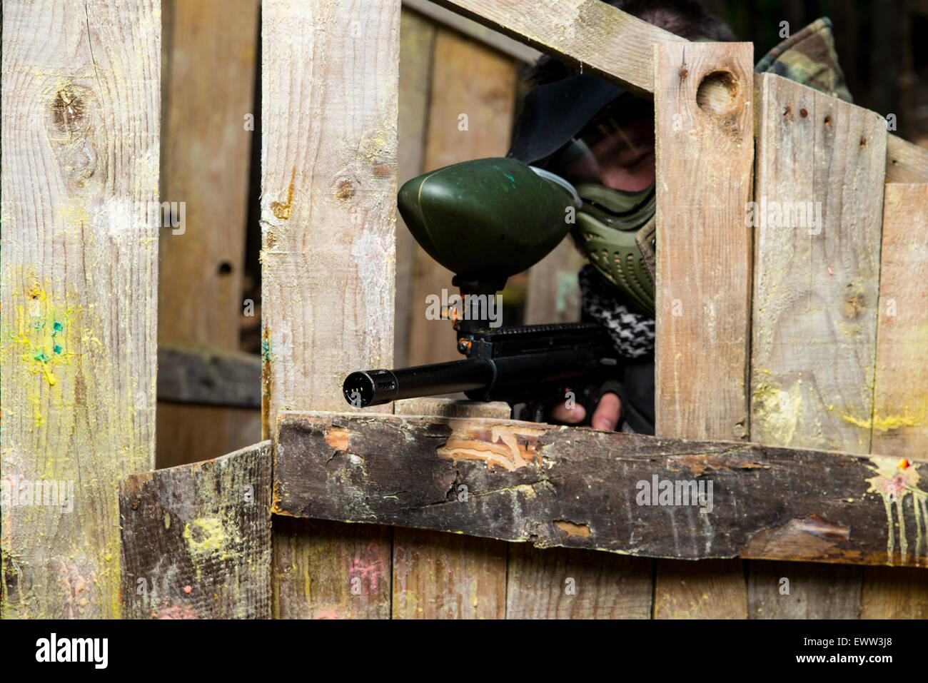 Paintball games hi-res stock photography and images - Alamy