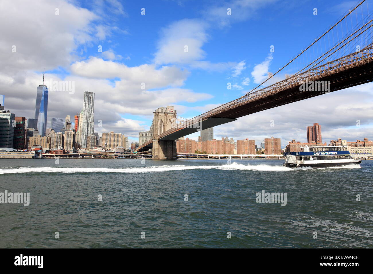 The Brooklyn bridge of New York Stock Photo - Alamy