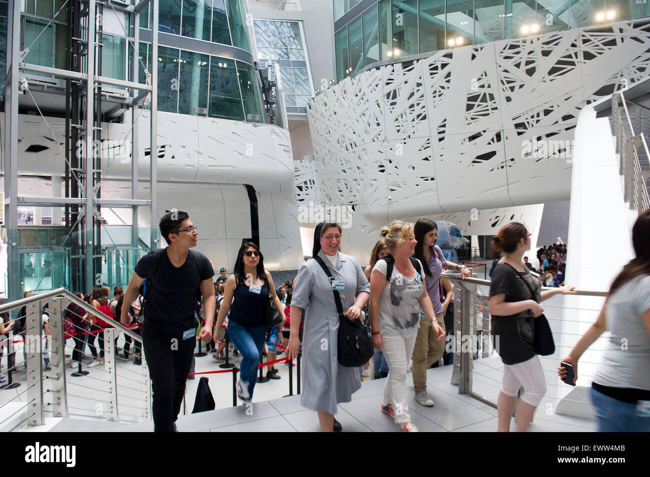 Italy, Milan, Expo 2015 Italy Pavilion interior and exterior ...