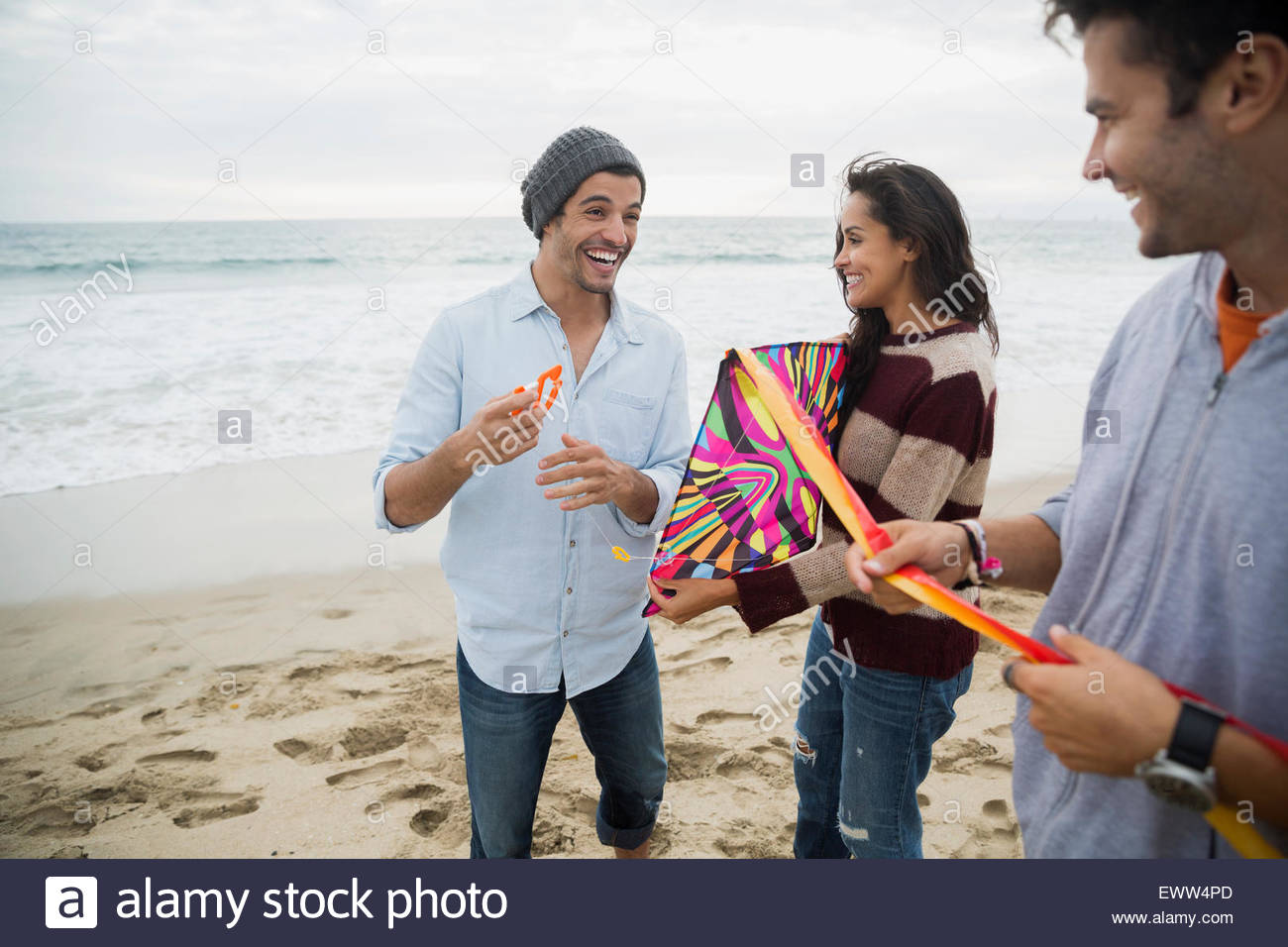 Woman holding kite hi-res stock photography and images - Alamy