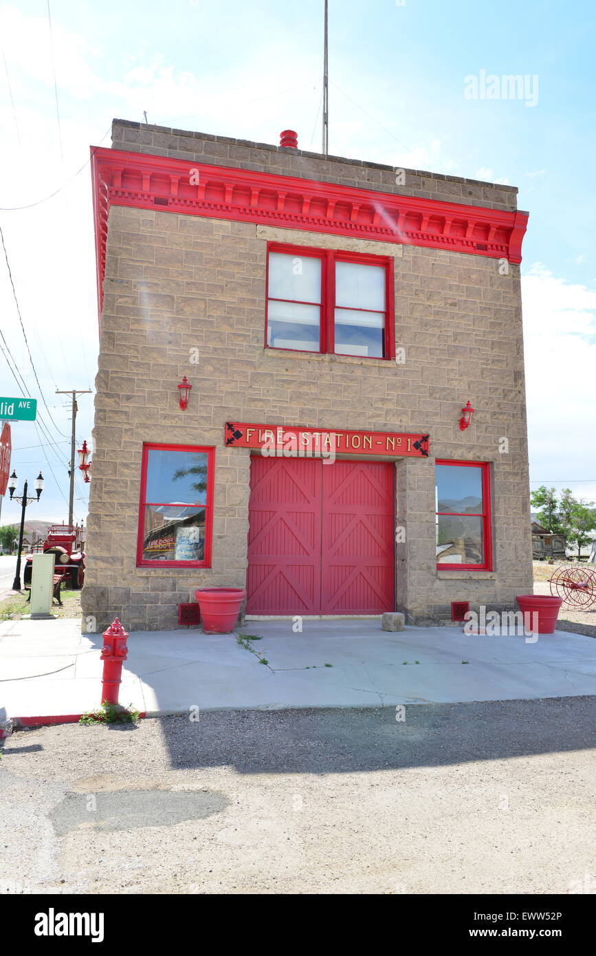 FIre Station in Goldfield, Nevada Stock Photo - Alamy
