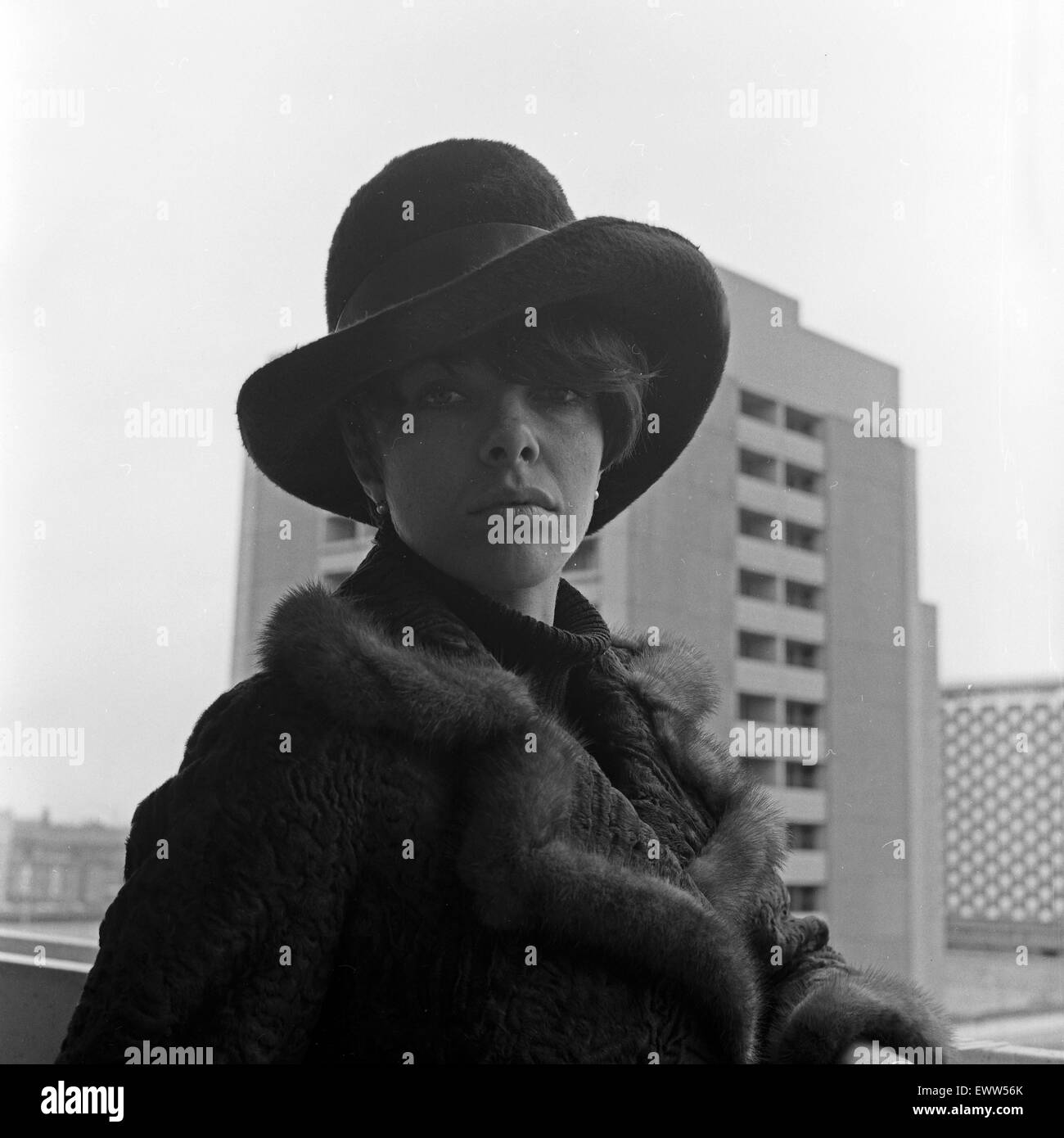 Sängerin Katja Hollander, Deutschland 1960er Jahre. Singer Katja ...