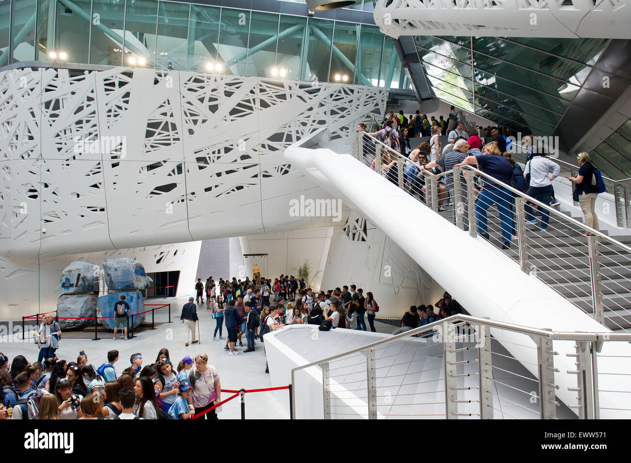 Italy, Milan, Expo 2015 Italy Pavilion interior and exterior ...