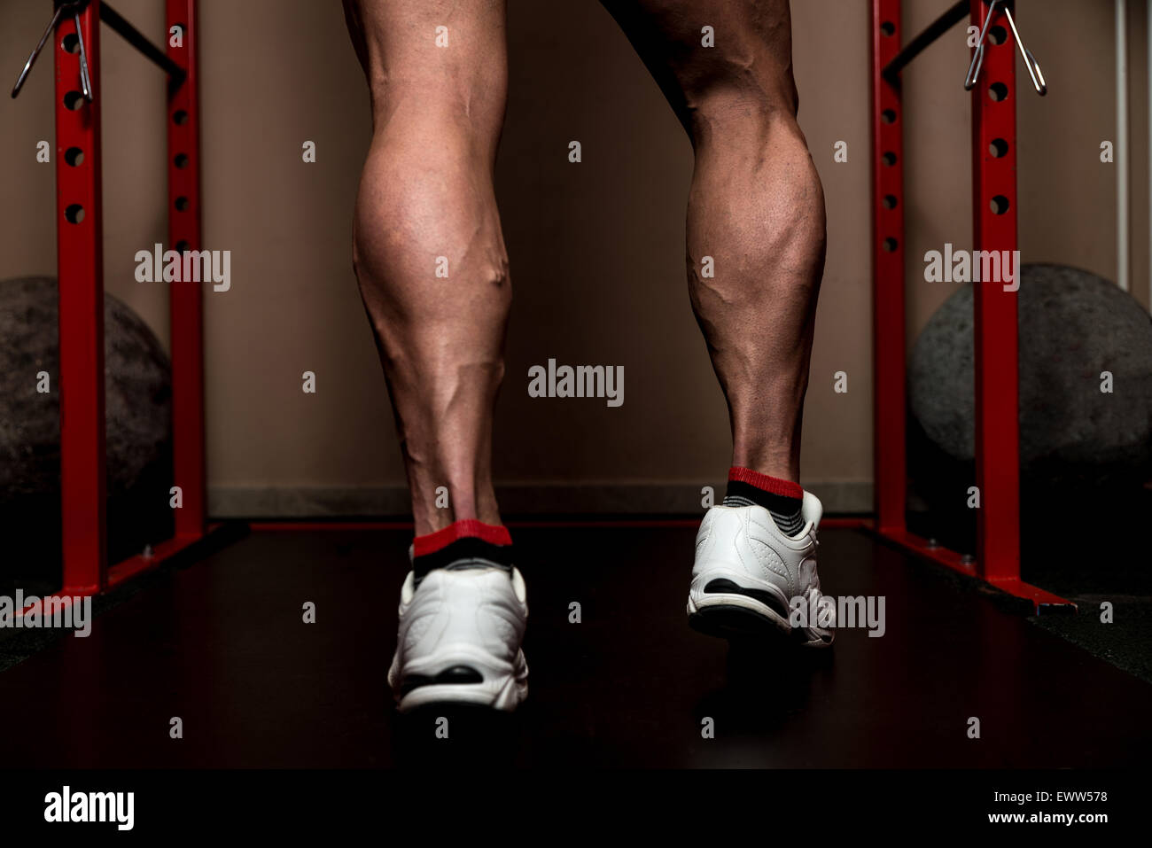 Look At My Calves Stock Photo - Alamy