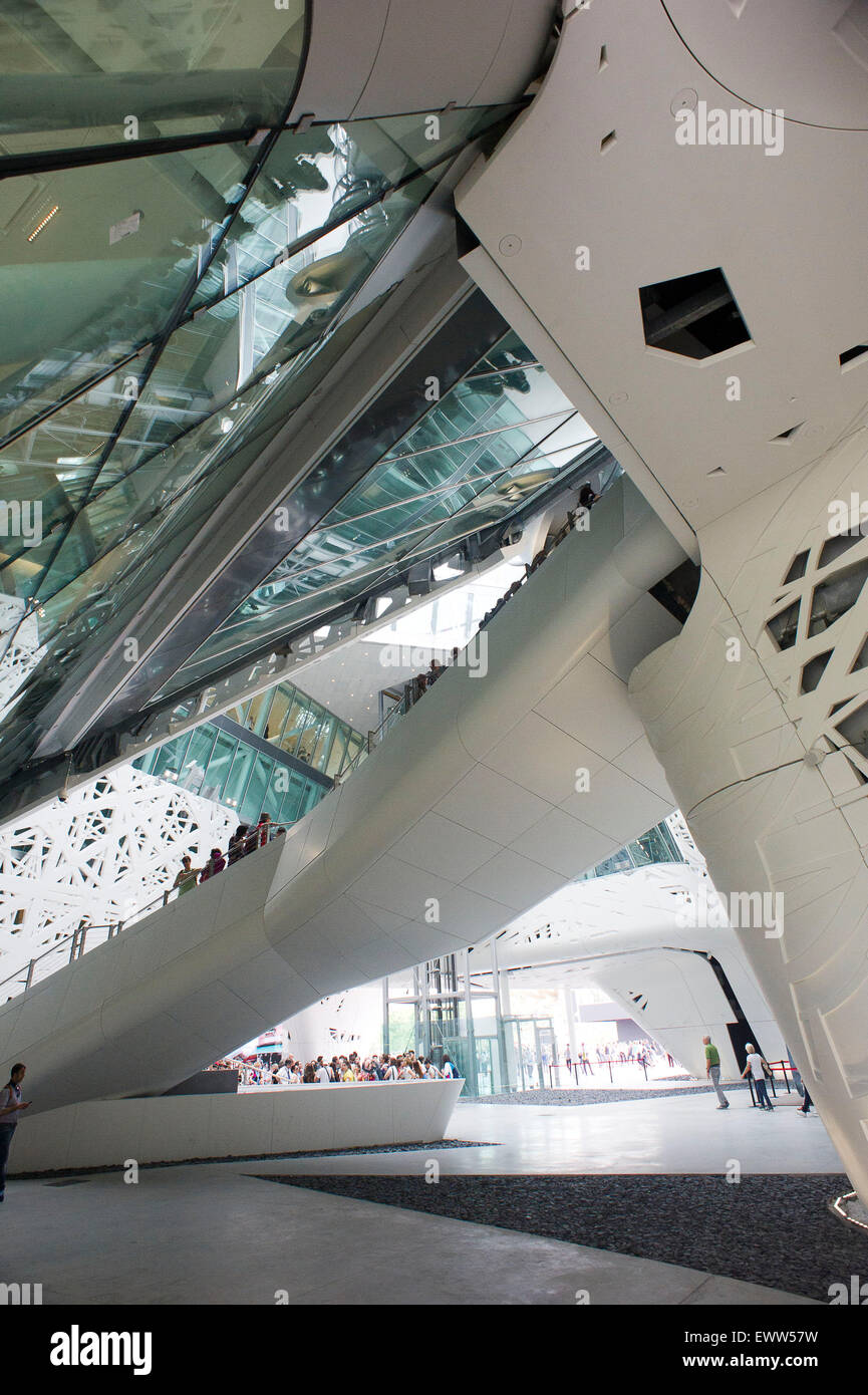 Italy, Milan, Expo 2015 Italy Pavilion interior and exterior ...