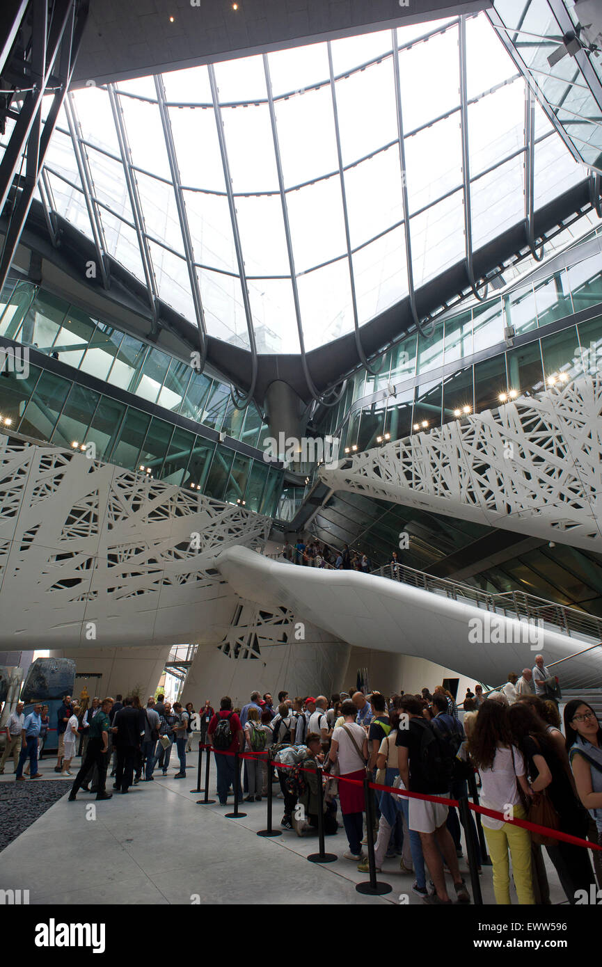 Italy, Milan, Expo 2015 Italy Pavilion interior and exterior ...