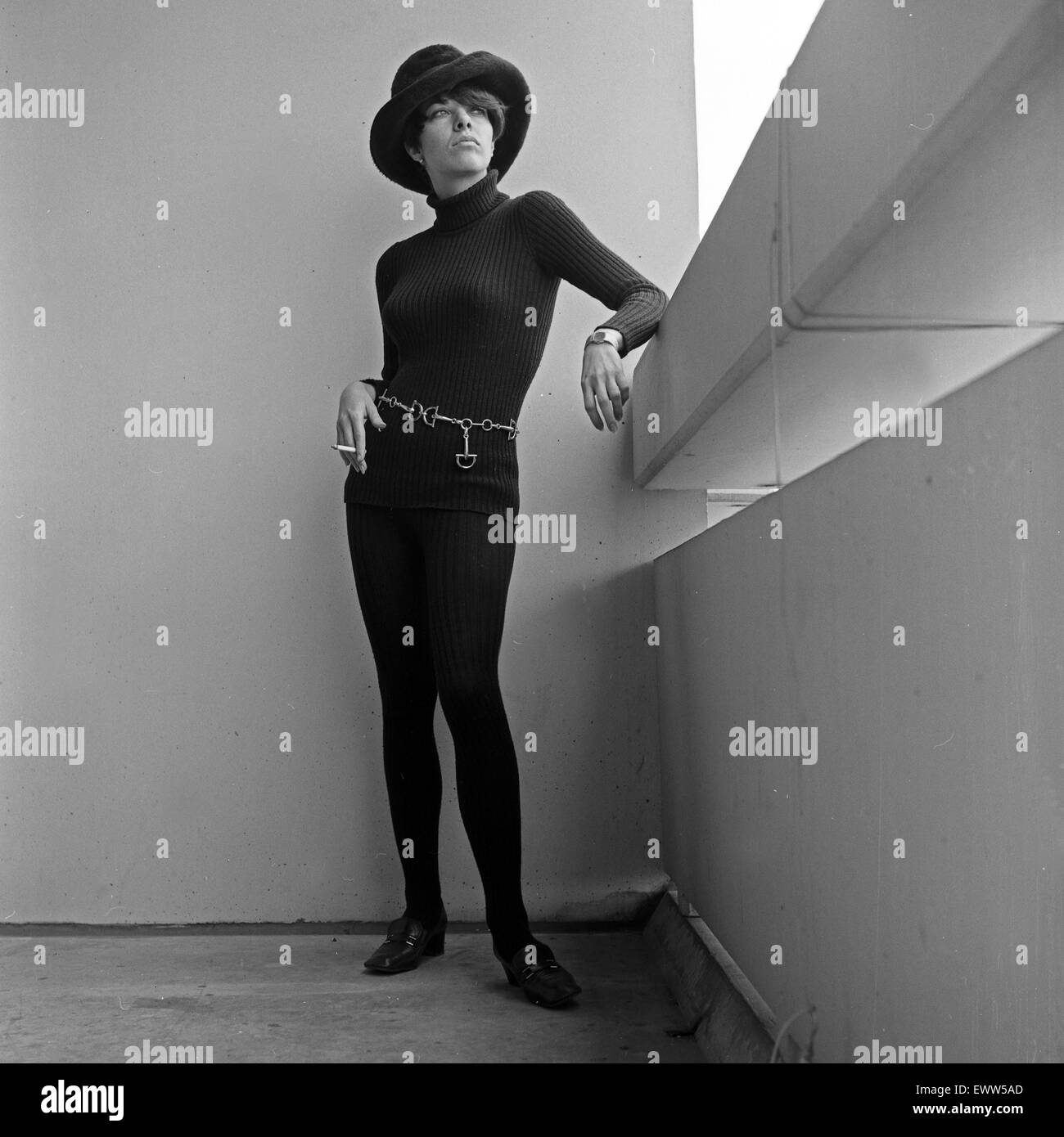 Sängerin Katja Hollander, Deutschland 1960er Jahre. Singer Katja ...