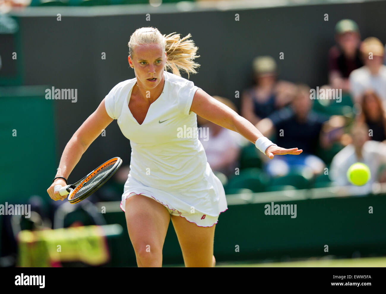 Wimbledon, London, UK. 1st July, 2015. Tennis, Wimbledon, Richel ...