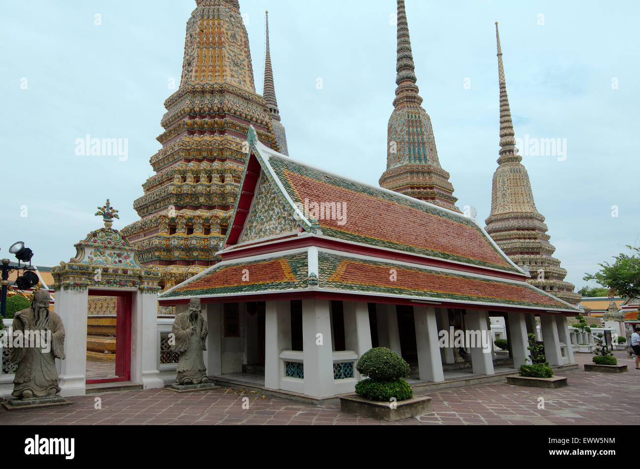 Wat Pho - Temple of the Reclining Buddha Stock Photo - Alamy