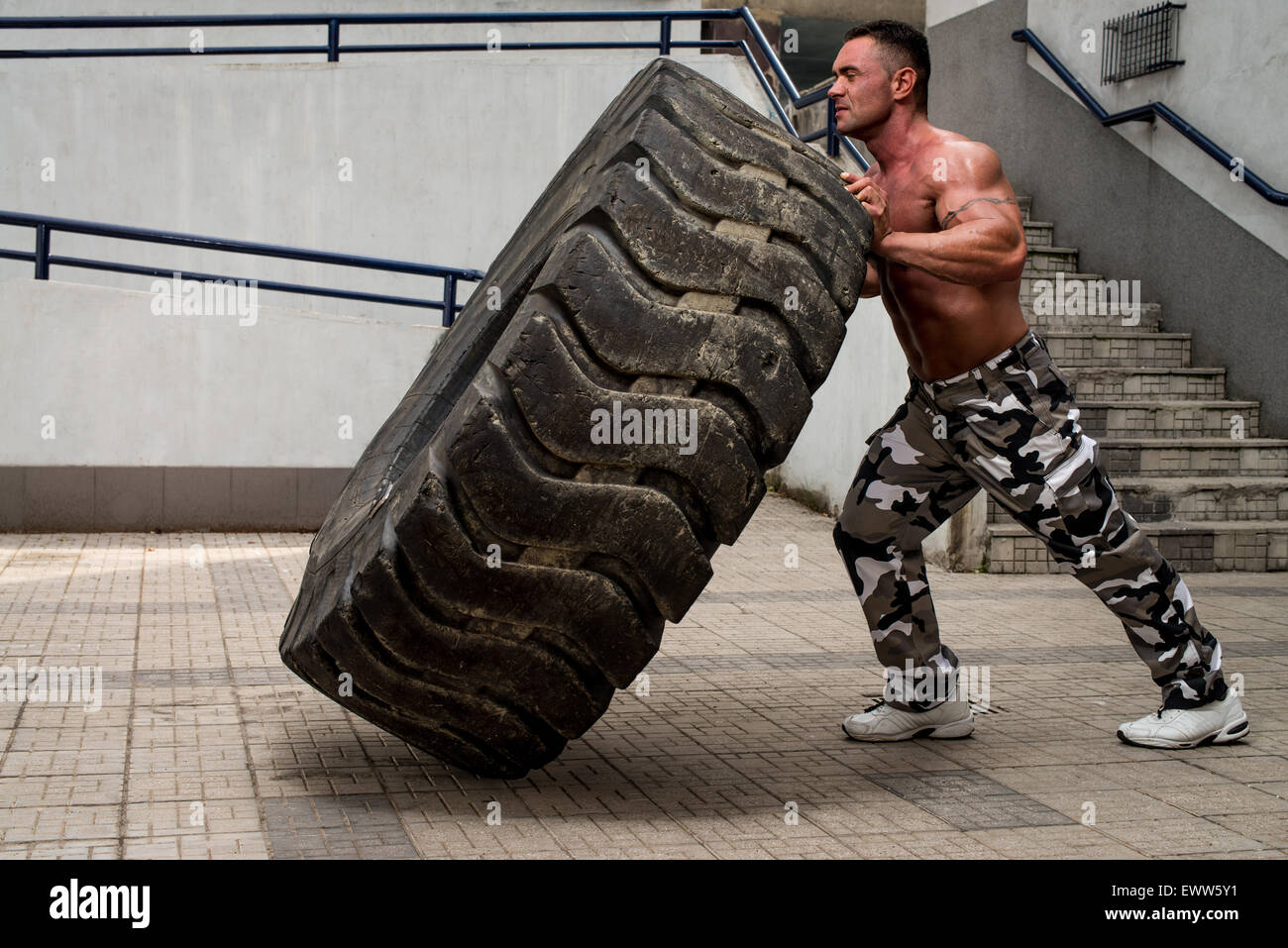 Fitness tire hi-res stock photography and images - Alamy