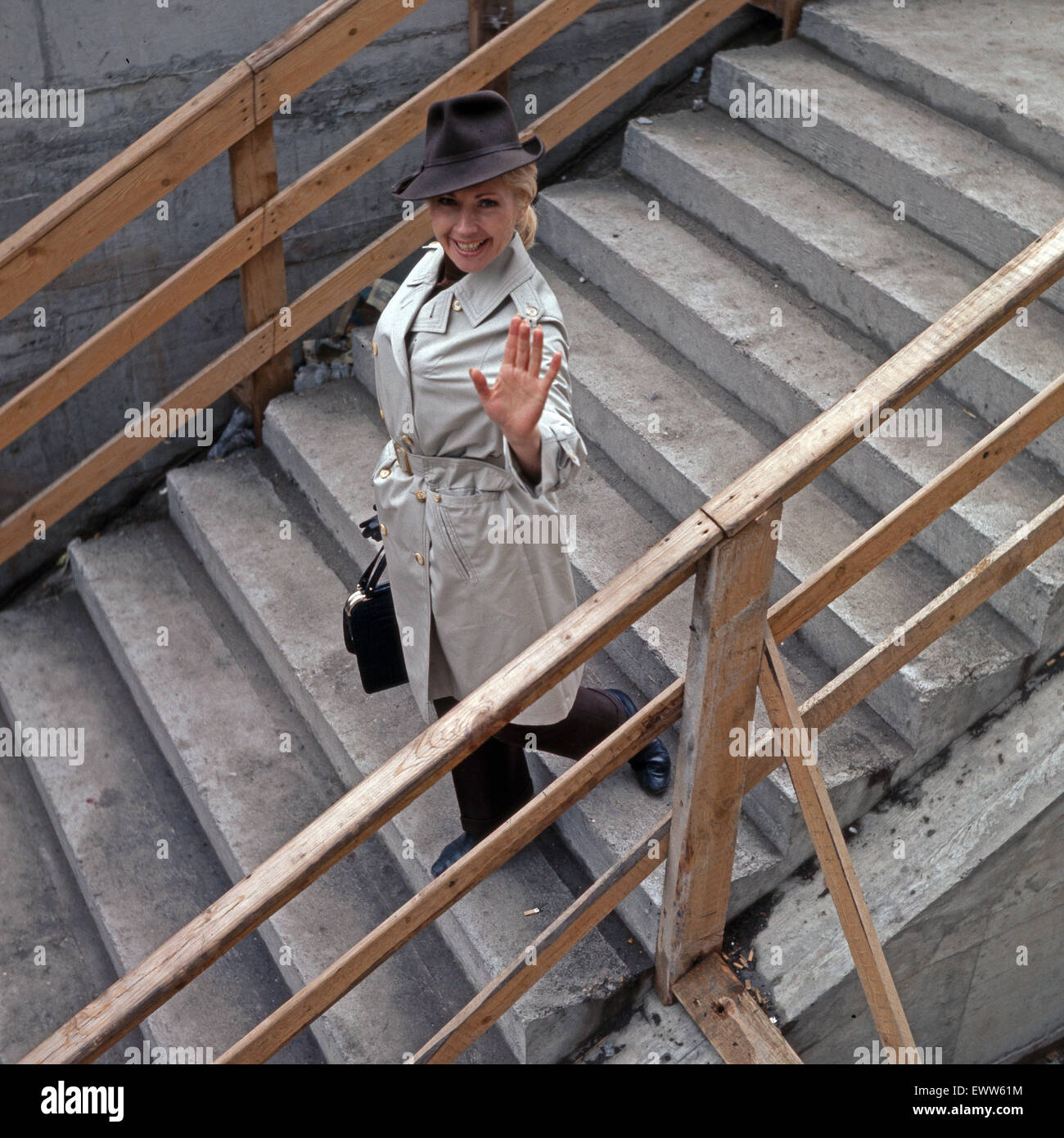 Deutsche Sängerin und Schauspielerin Rut Rex, Deutschland 1960er Jahre ...