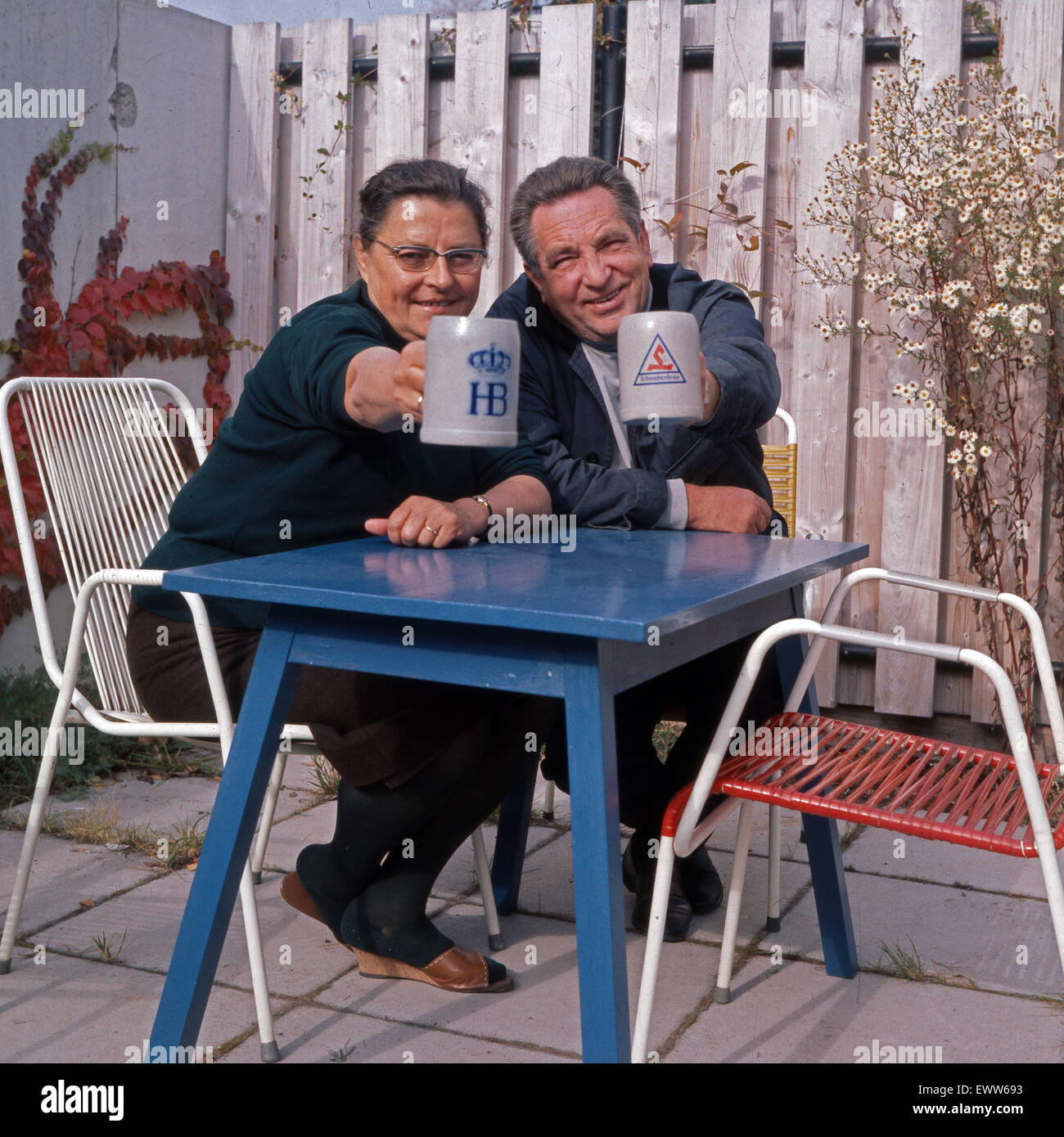 Der deutsche Schauspieler Hans Musäus, Deutschland 1960er Jahre. German ...