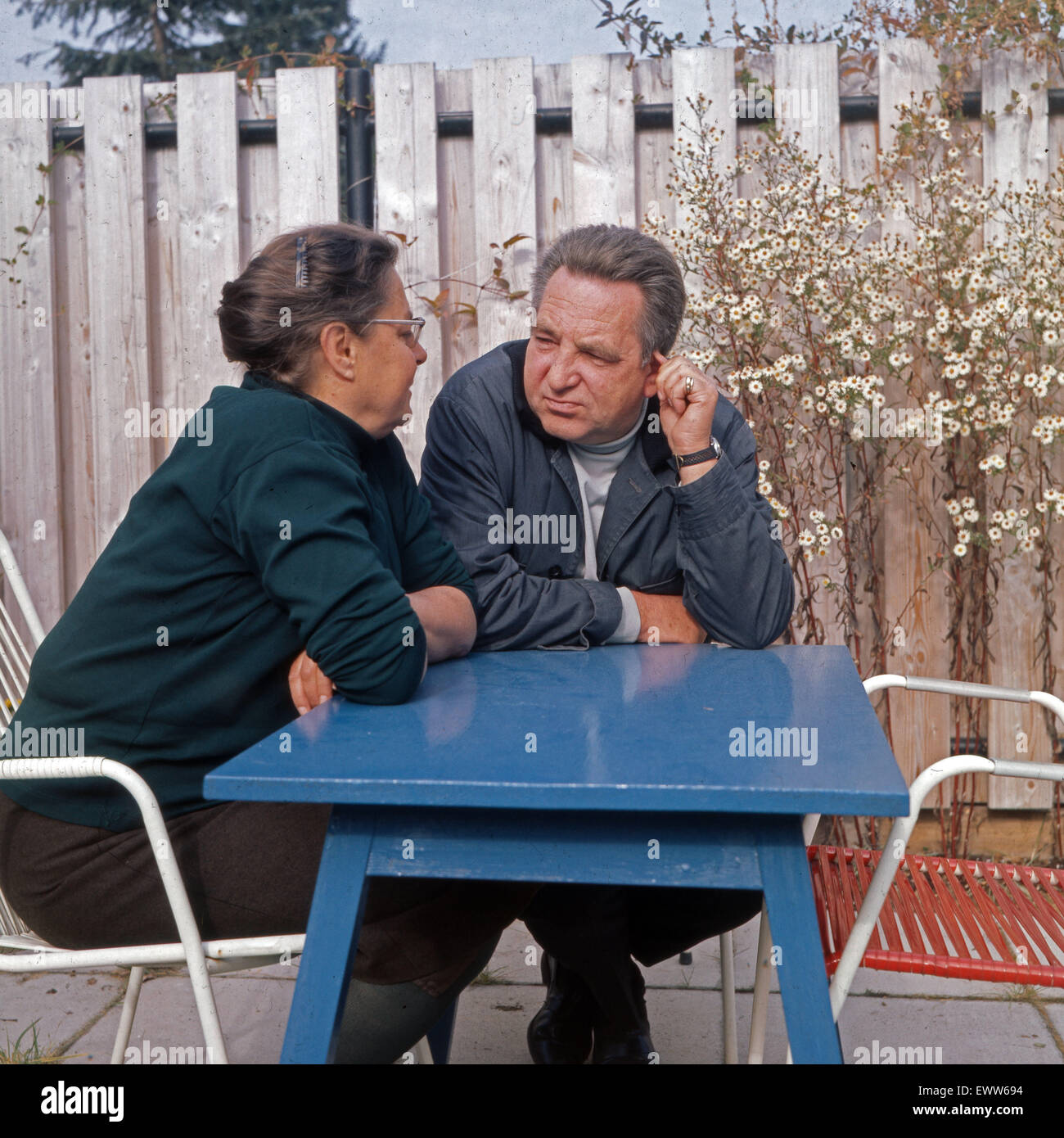 Der deutsche Schauspieler Hans Musäus, Deutschland 1960er Jahre. German ...