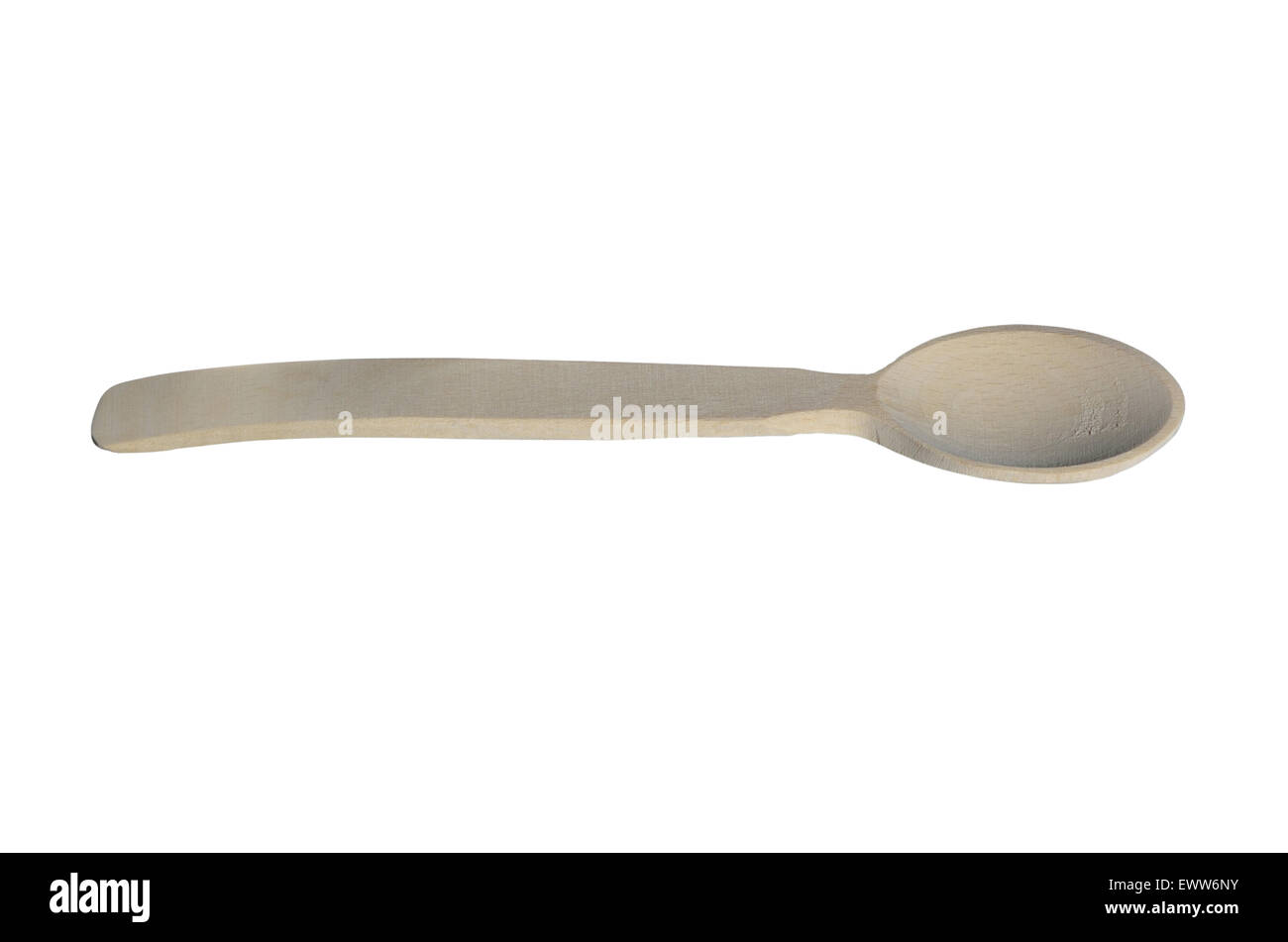 Light color wooden spoon isolated on white Stock Photo - Alamy