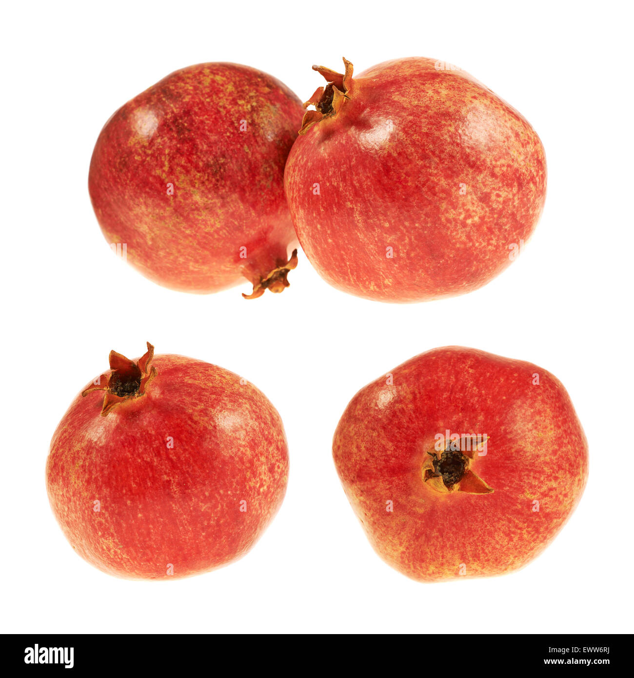 Pomegranate fruits isolated Stock Photo - Alamy