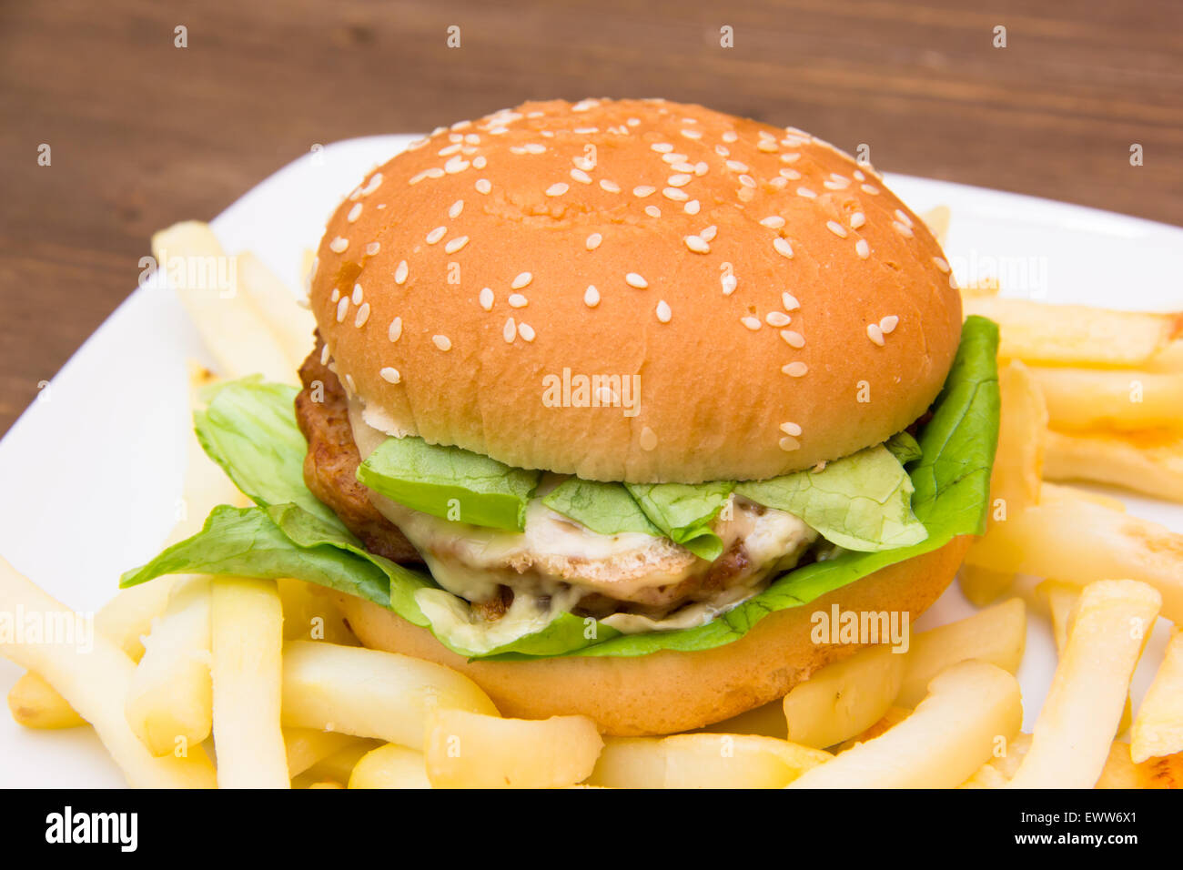 Hamburger close hi-res stock photography and images - Alamy