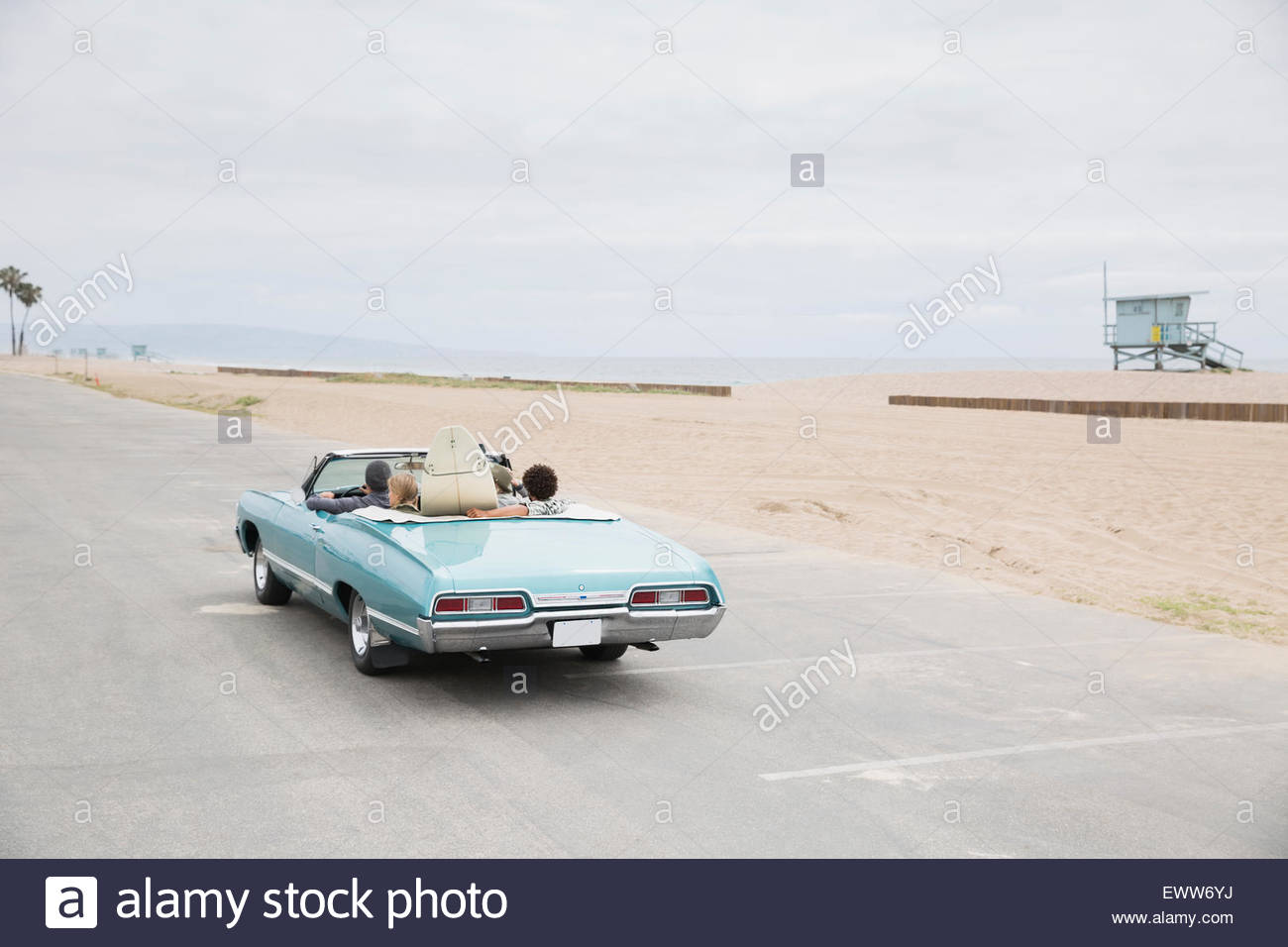 Couple in convertible driving in road hi-res stock photography and ...