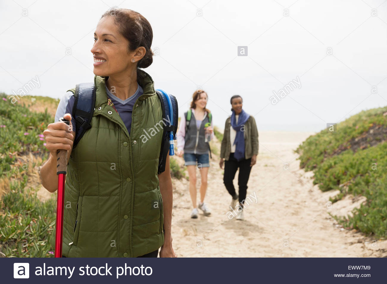 Hiking on the beach hi-res stock photography and images - Alamy