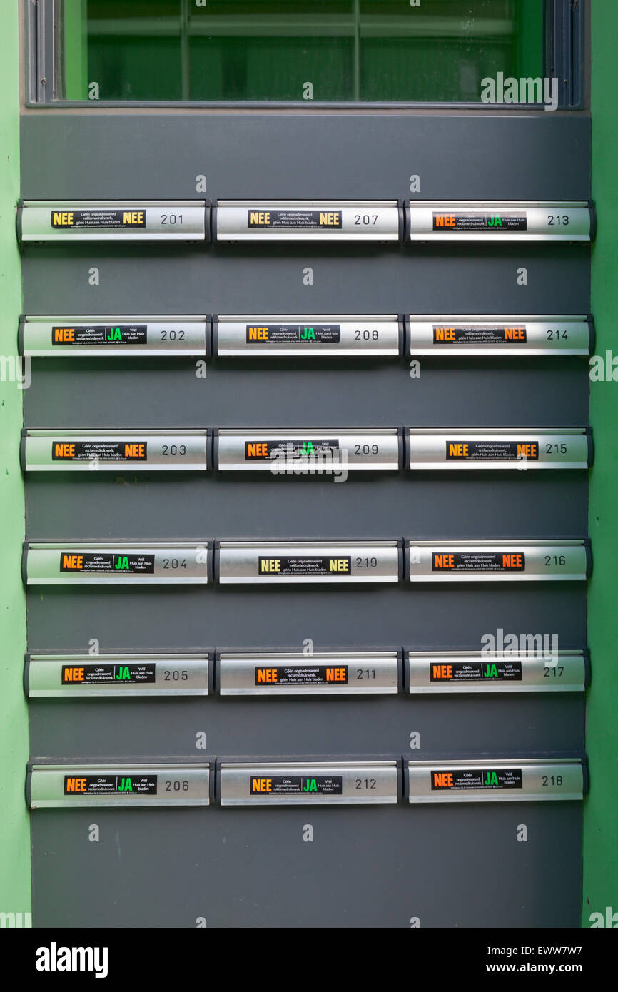 Stickers on letterboxes: No unaddressed advertising Yes or no Free ...