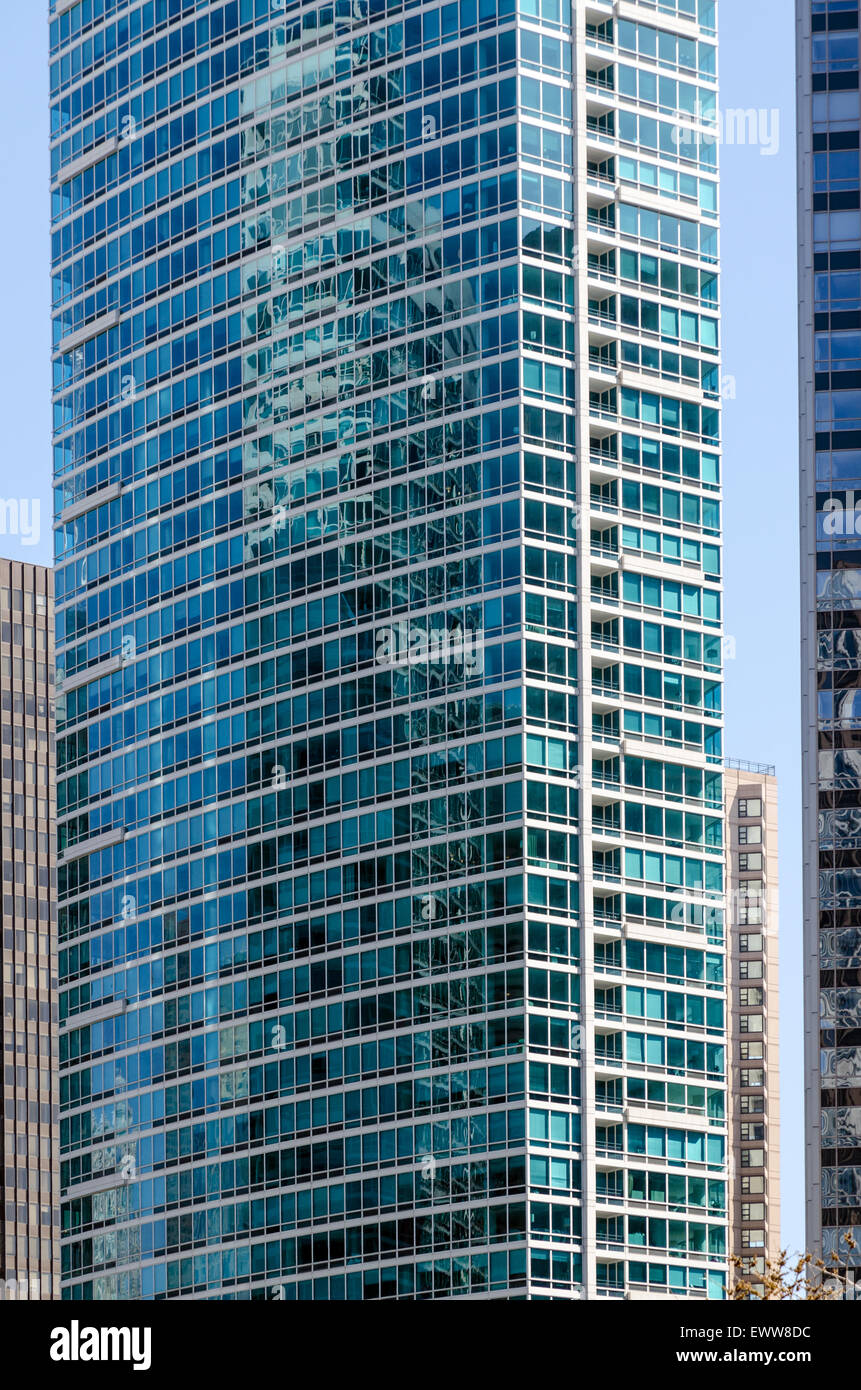 Chicago city window view hi-res stock photography and images - Alamy