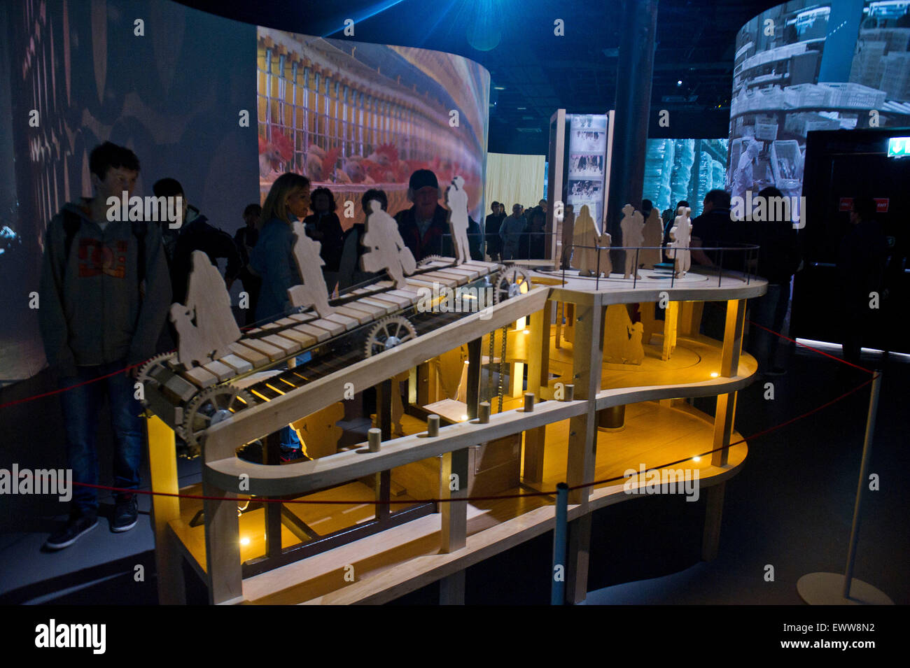 Italy Milan - Universal Exhibition Expo - Pavilion Argentina indoor ...