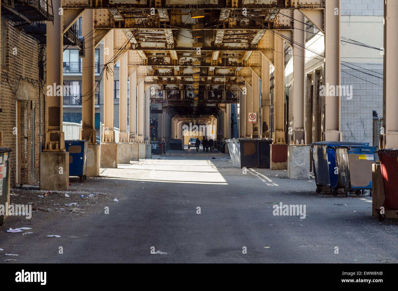 Downtown garbage hi-res stock photography and images - Alamy