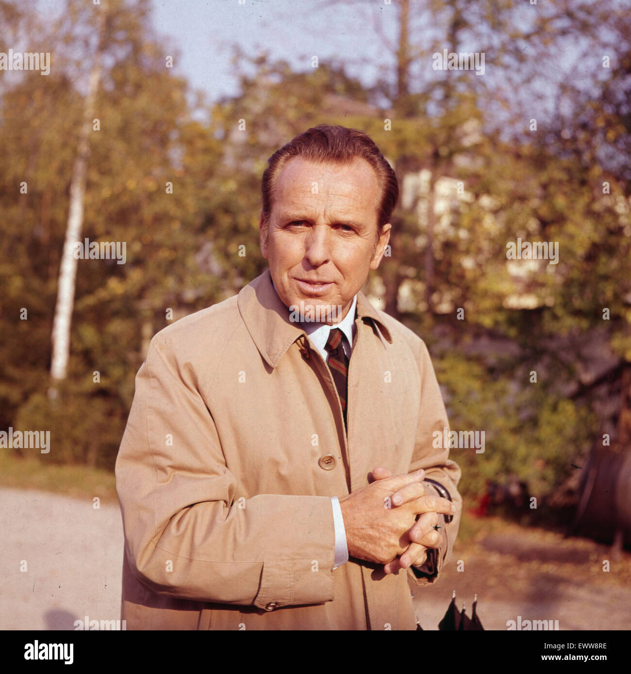 Der deutsche Schauspieler Georg Thomalla, Deutschland 1970er Jahre ...