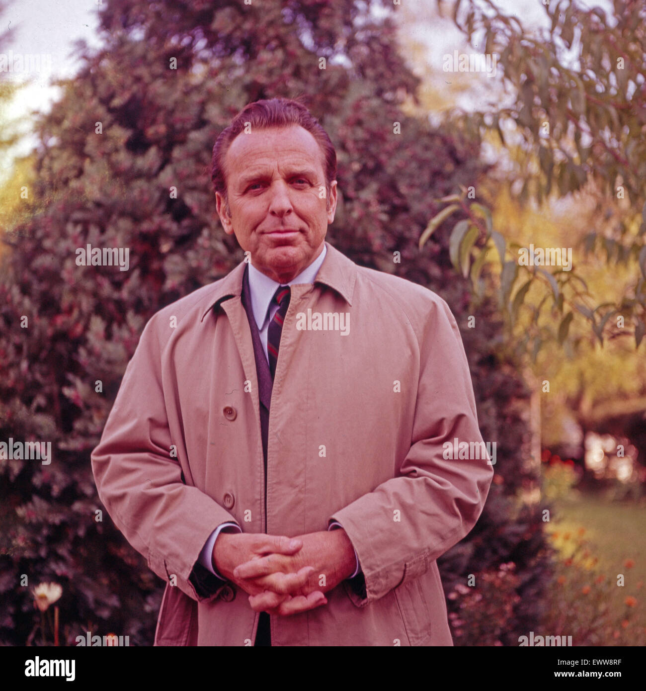 Der deutsche Schauspieler Georg Thomalla, Deutschland 1970er Jahre ...