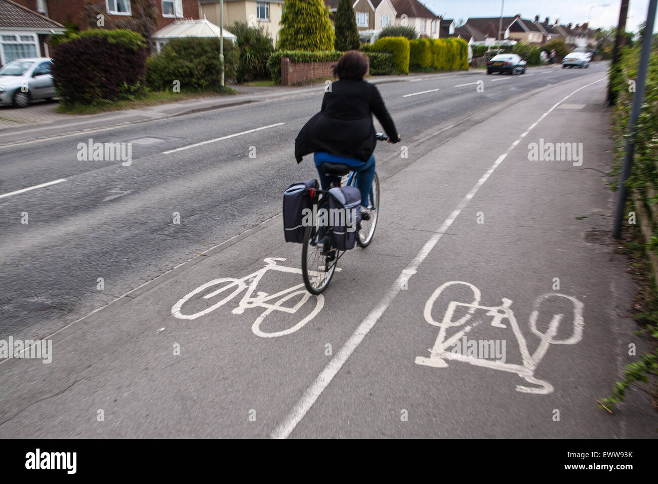 Cycle/bicycle path route national route number 4 which goes from South ...