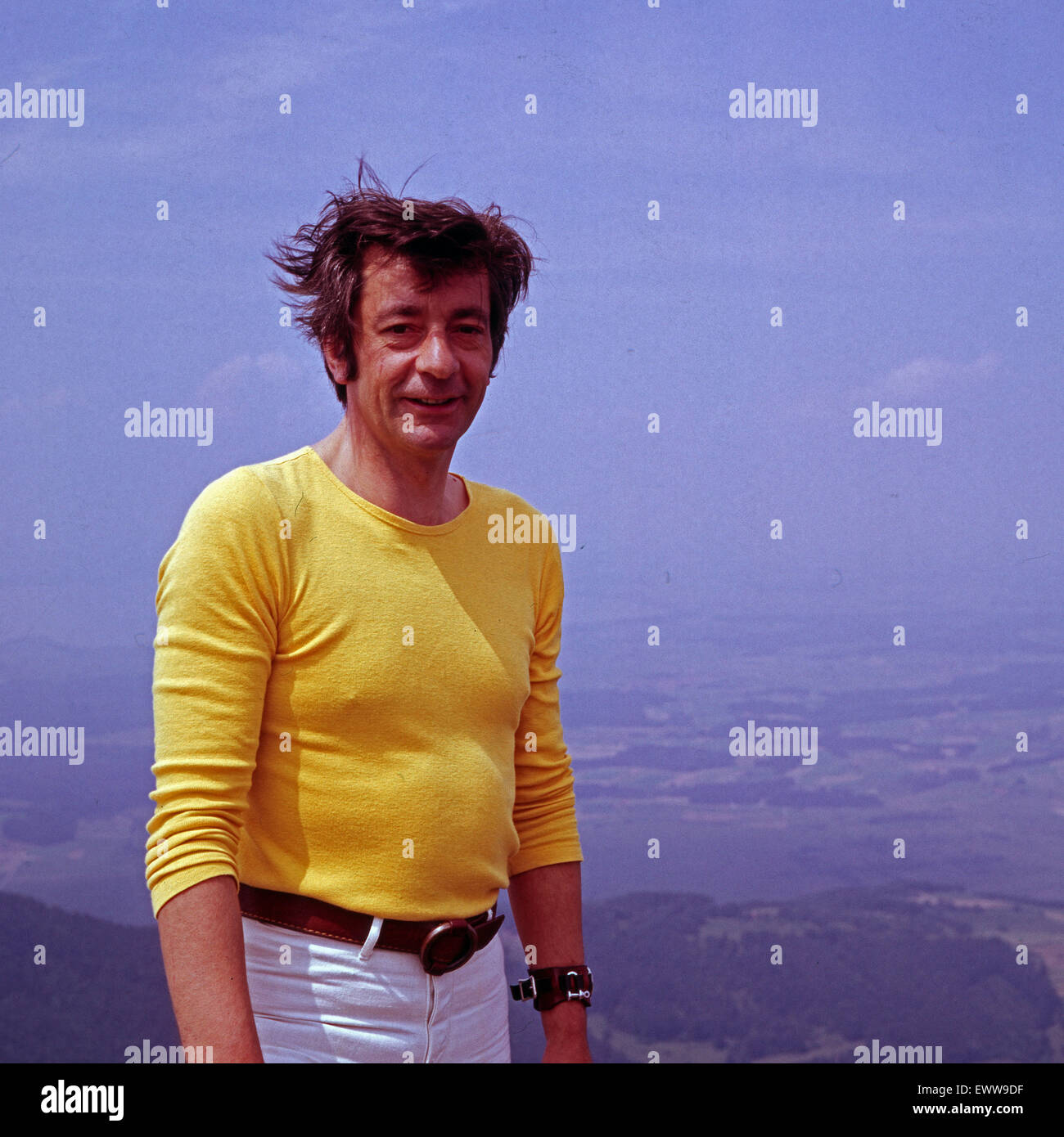 Der deutsche Schauspieler Günter Mack, Deutschland 1970er Jahre. German ...