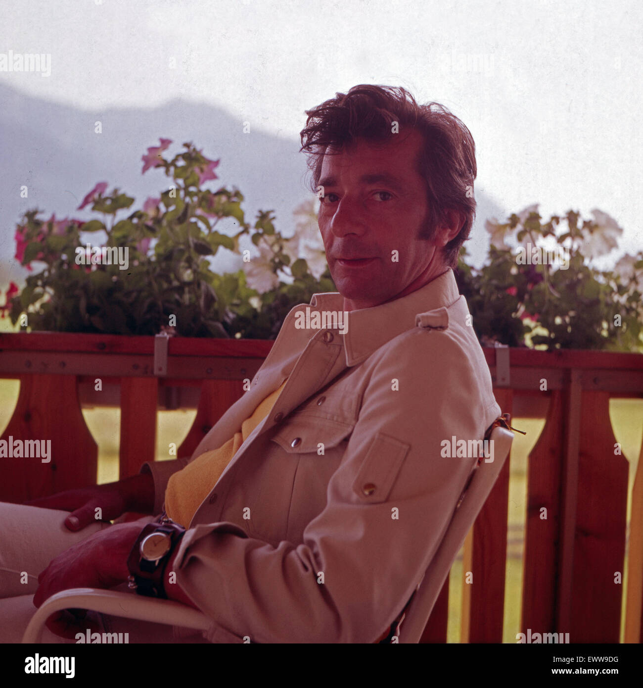 Der deutsche Schauspieler Günter Mack, Deutschland 1970er Jahre. German ...