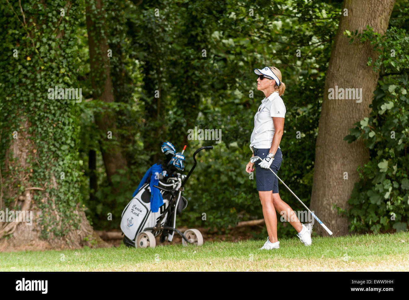 London, UK. 01 July 2015. Carin Koch (Sweden), Solheim Cup 2015 captain ...