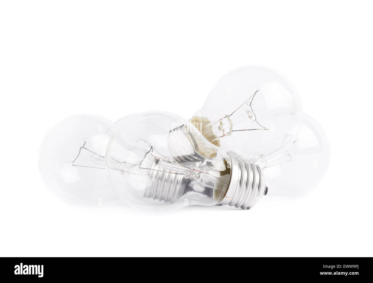 Multiple electric bulbs composition Stock Photo - Alamy