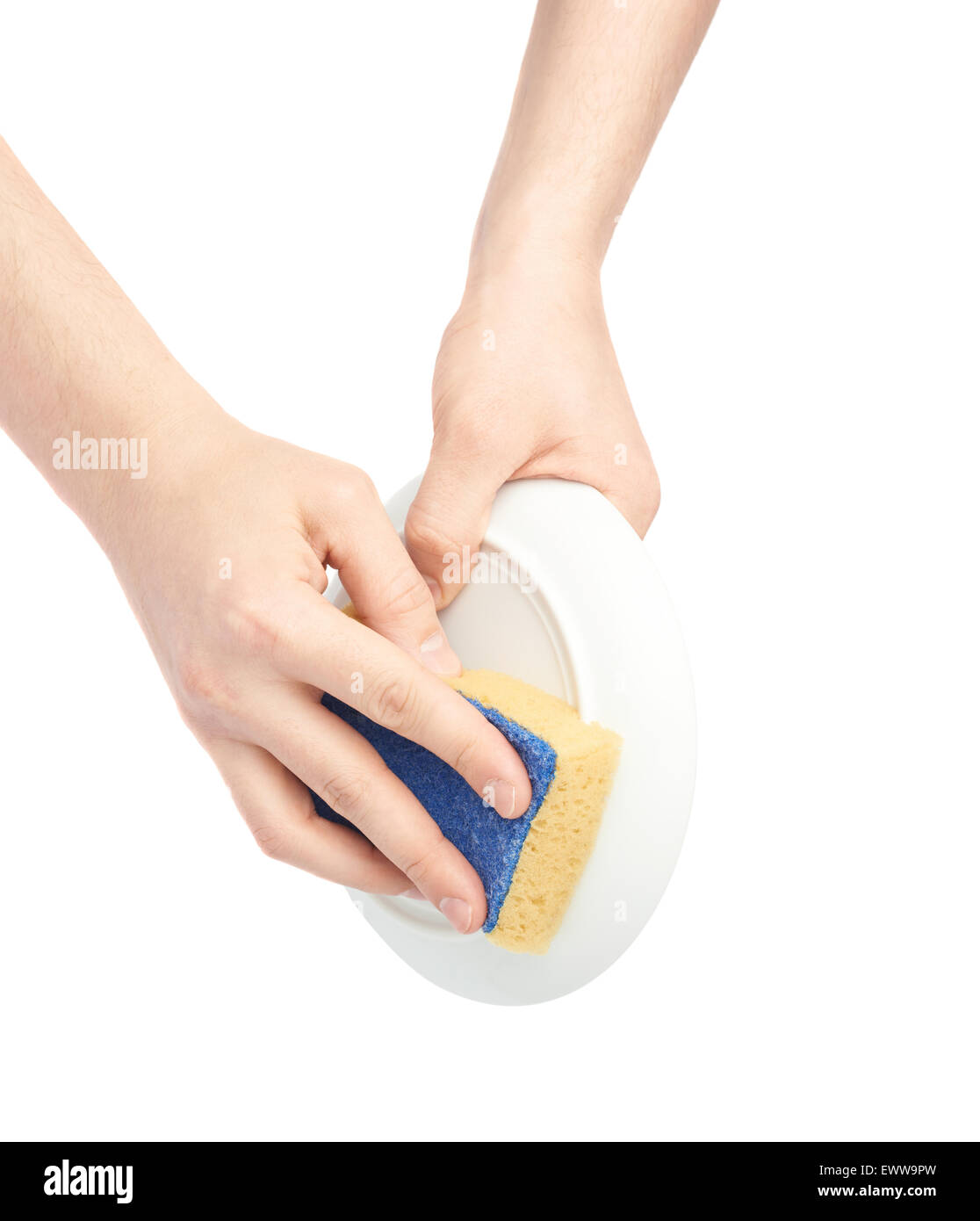 Hand washing at home Cut Out Stock Images & Pictures - Alamy