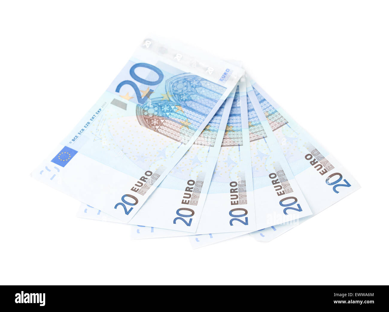 Multiple twenty euro bank notes Stock Photo - Alamy