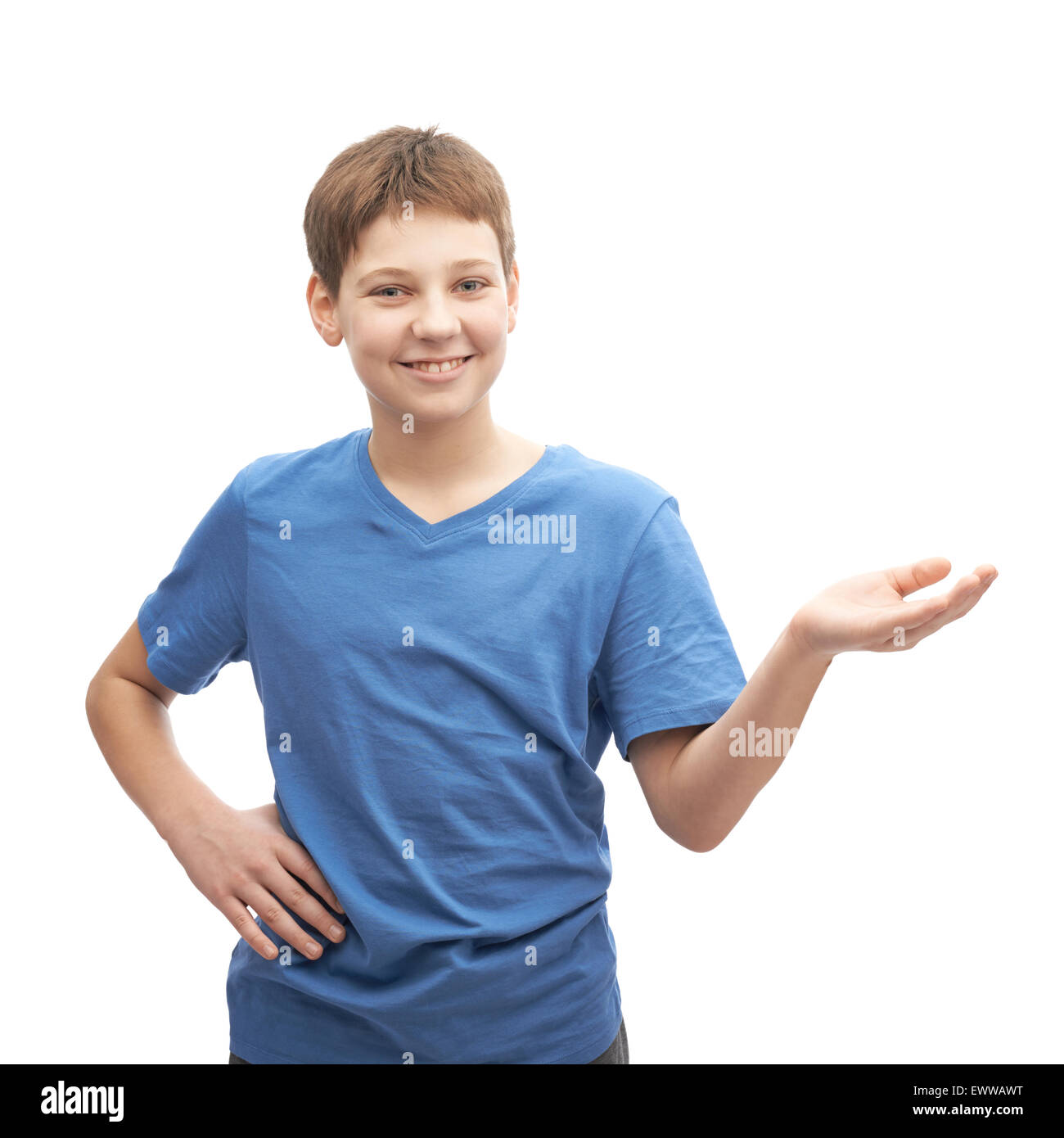 Young boy isolated Stock Photo - Alamy